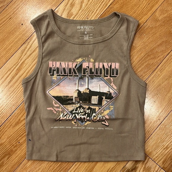 Pink Floyd | Tops | Pink Floyd Cropped Tank | Poshmark